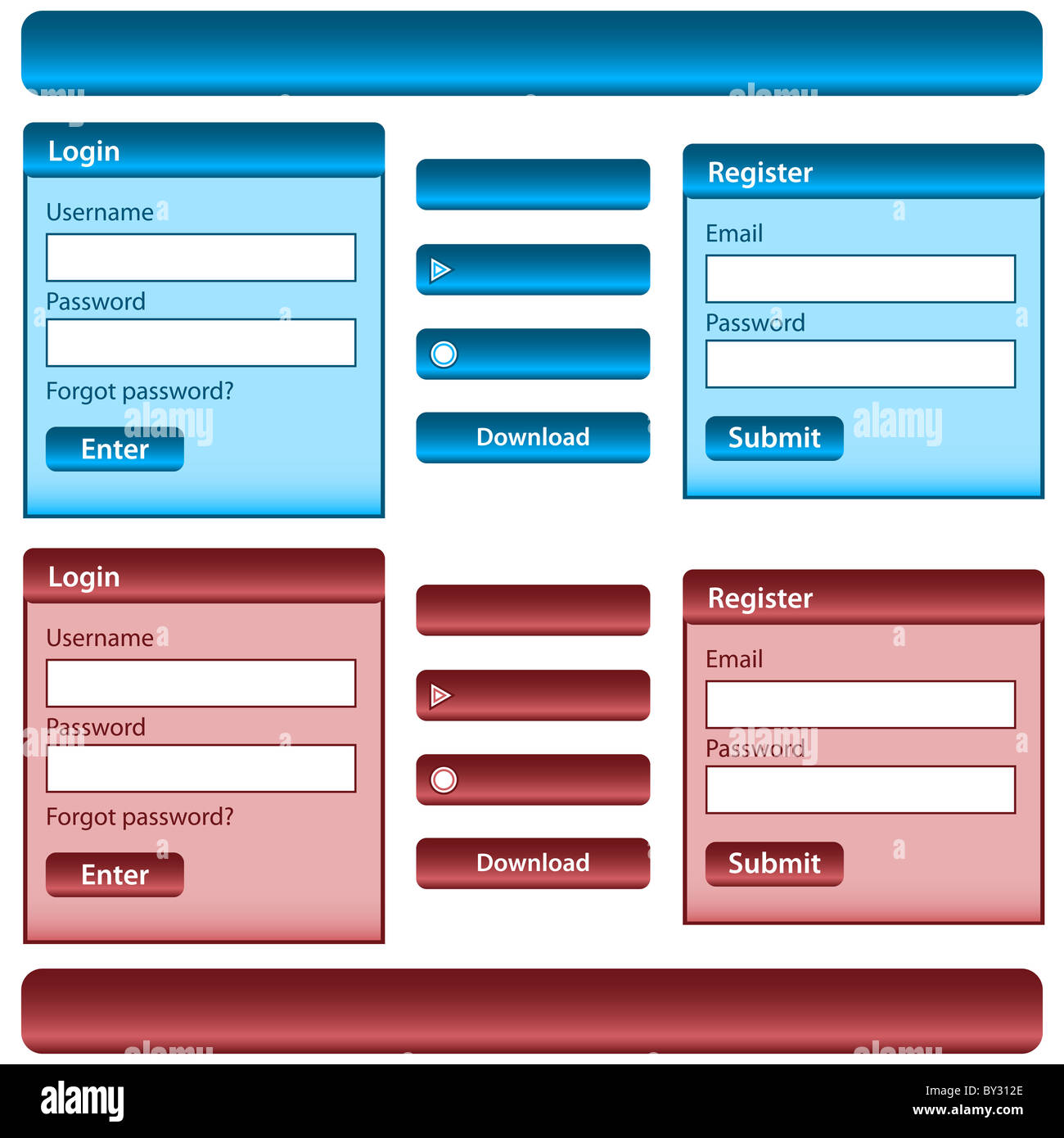 Stylish login form template design hi-res stock photography and images ... Stylish login form template design hi-res stock photography and images ...