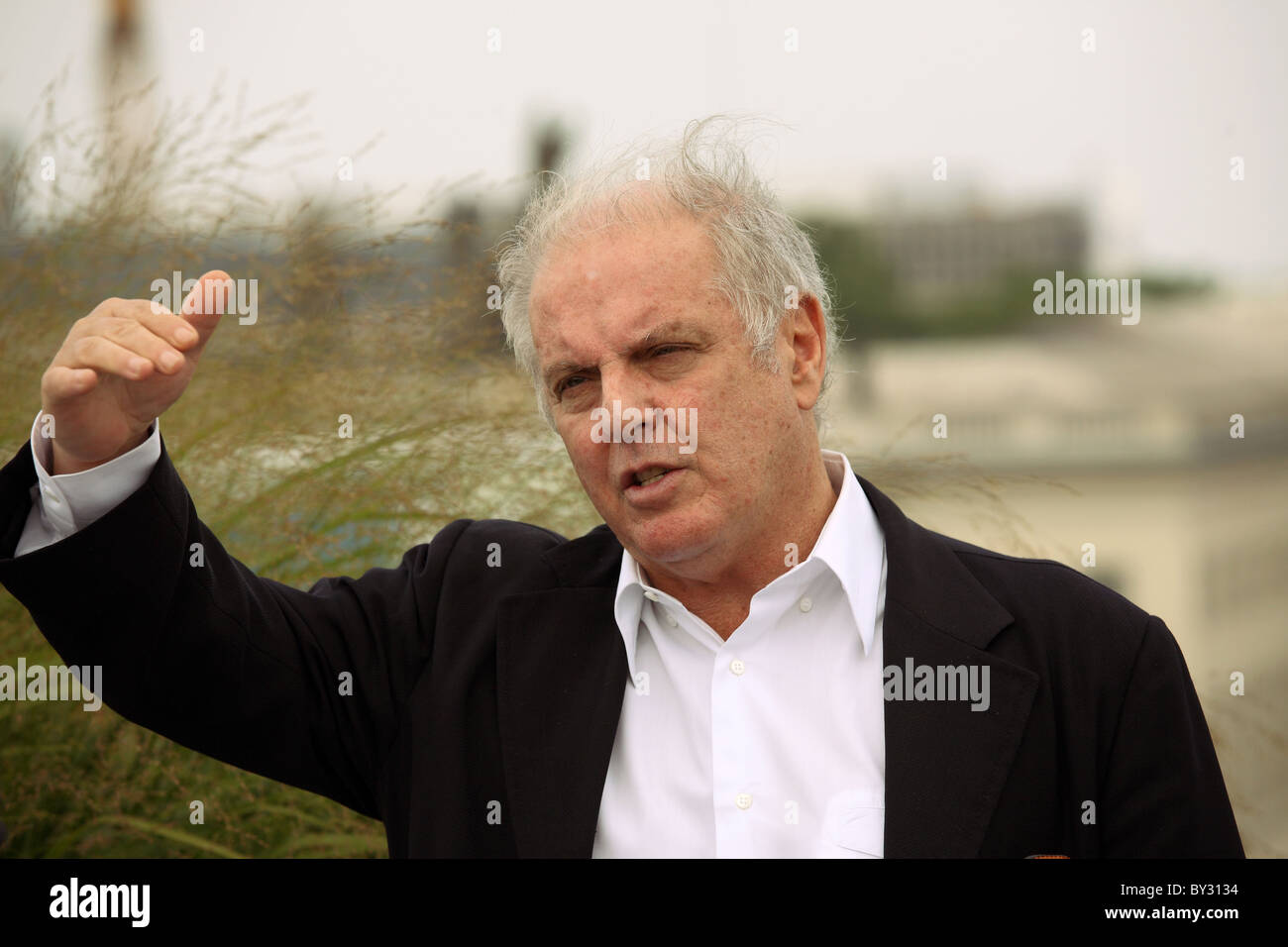 The conductor Daniel Barenboim Stock Photo - Alamy