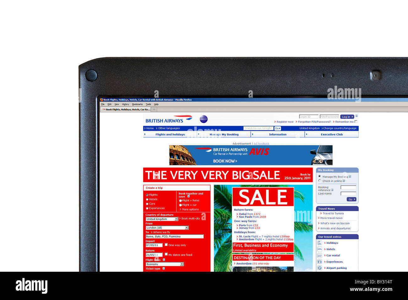 Ba flight hi-res stock photography and images - Alamy