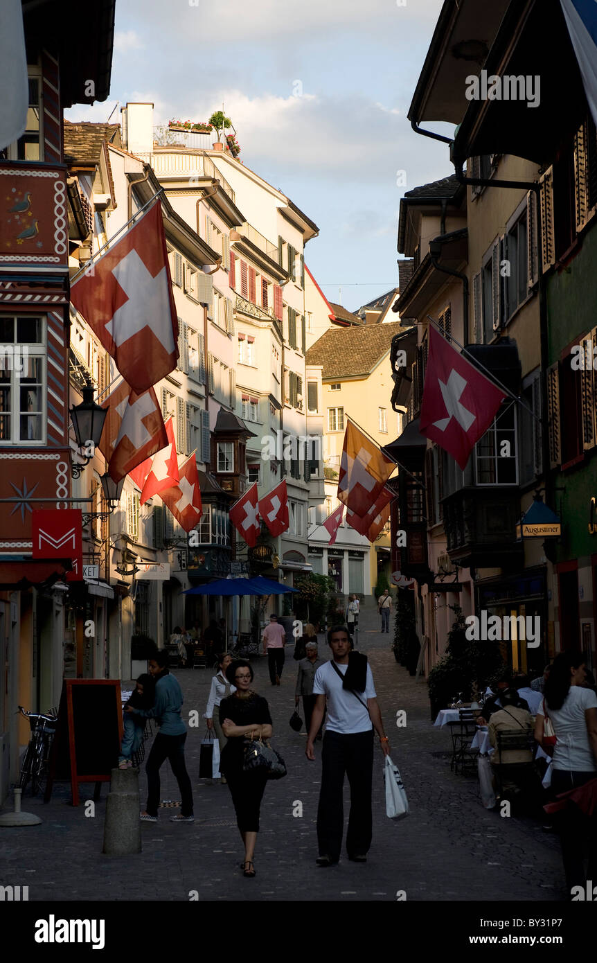 Augustinergasse, Zurich, Switzerland Stock Photo - Alamy