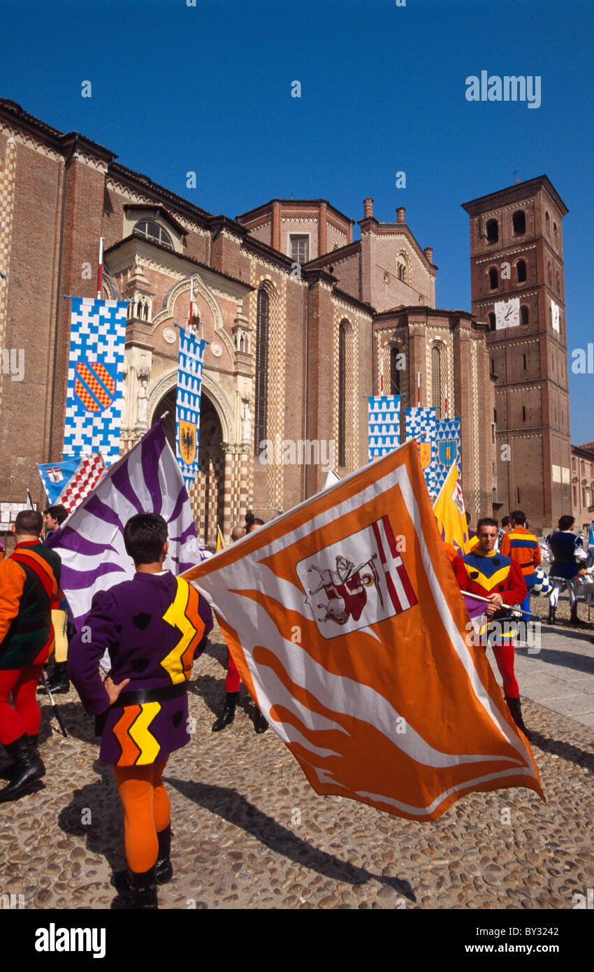 Asti palio flag hi-res stock photography and images - Alamy