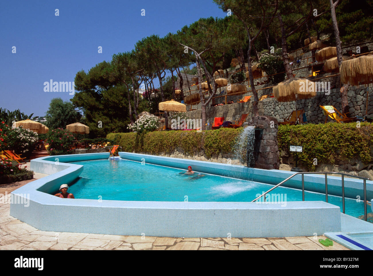 Therme Giardini Poseidon near Forio, Ischia, Italy Stock Photo - Alamy