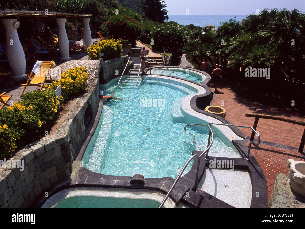 Therme Giardini Poseidon near Forio, Ischia, Italy Stock Photo - Alamy