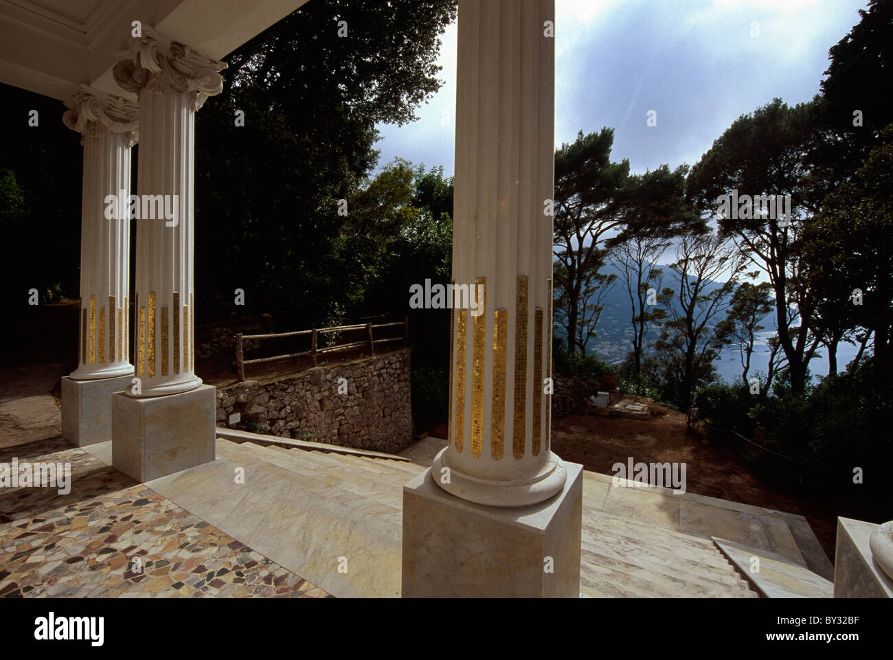 Villa Lysis (Villa Fersen) built bei Fersen, Capri, Italy Stock Photo ...
