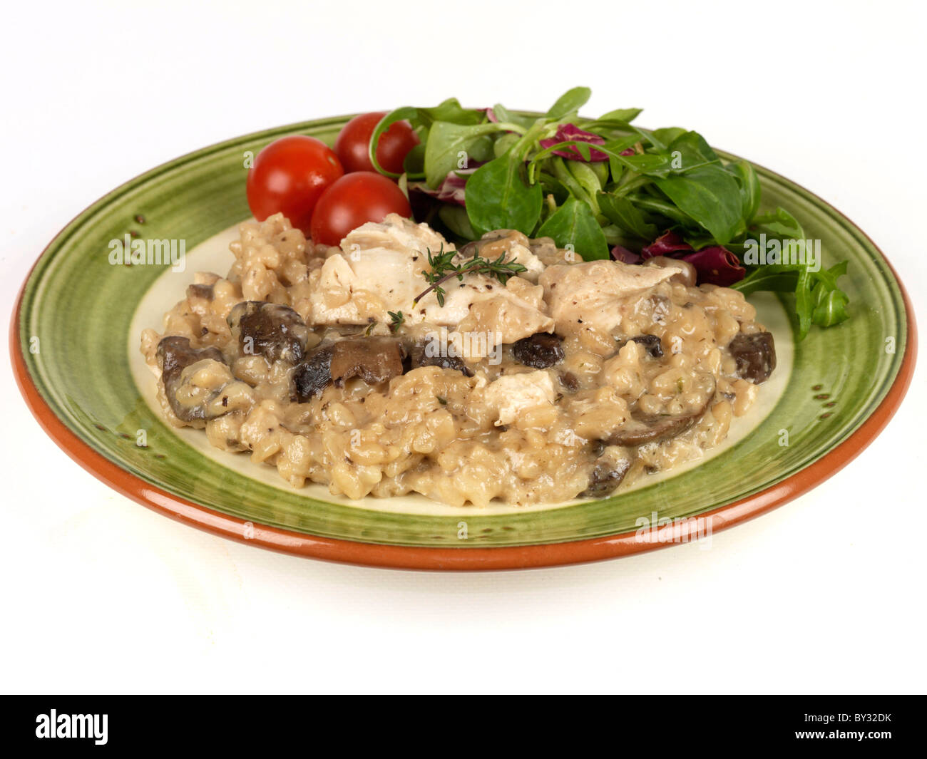 Chicken mushroom risotto rice hi-res stock photography and images - Alamy