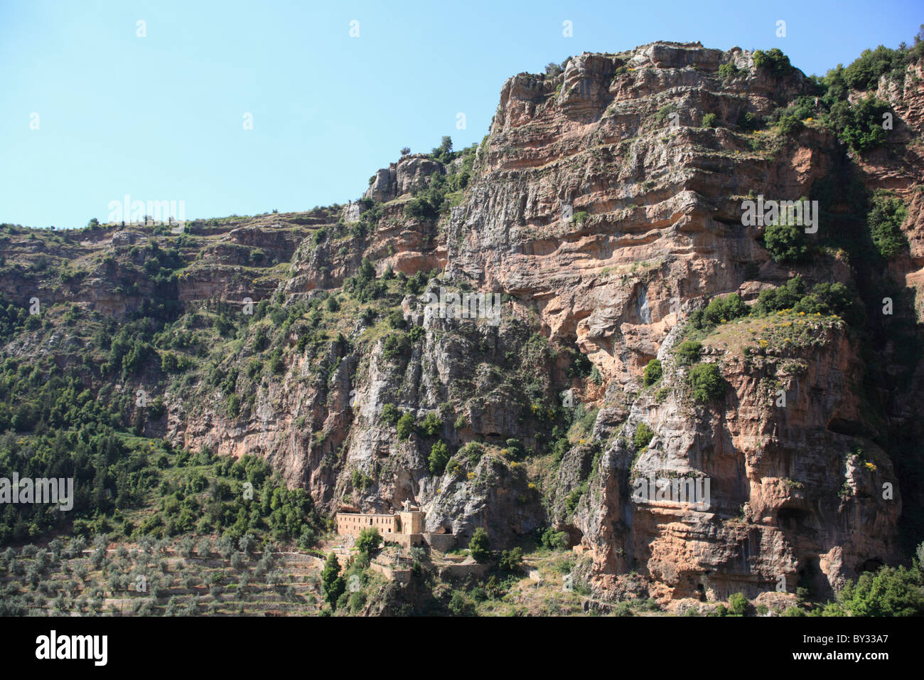 Wadi Qadisha, Qadisha Valley, Lebanon, Middle East Stock Photo - Alamy