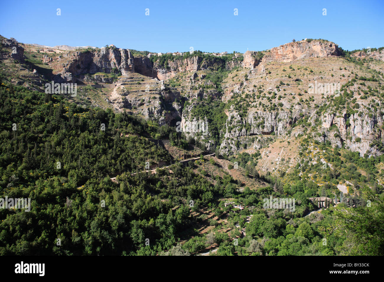 Wadi Qadisha, Qadisha Valley, Lebanon, Middle East Stock Photo - Alamy