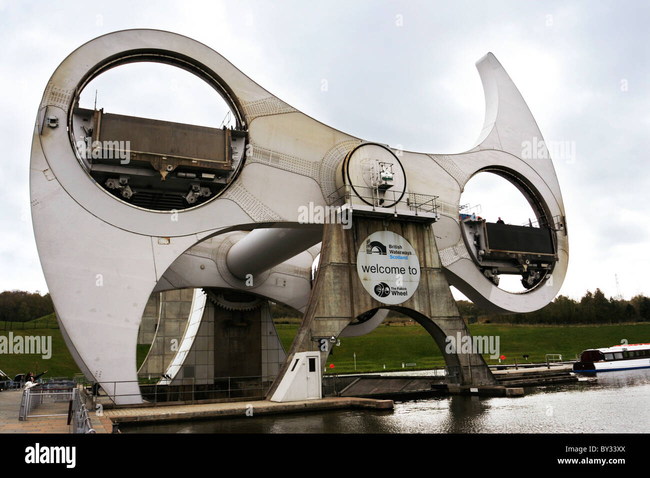 Falkirk Wheel in Scotland, UK Stock Photo - Alamy