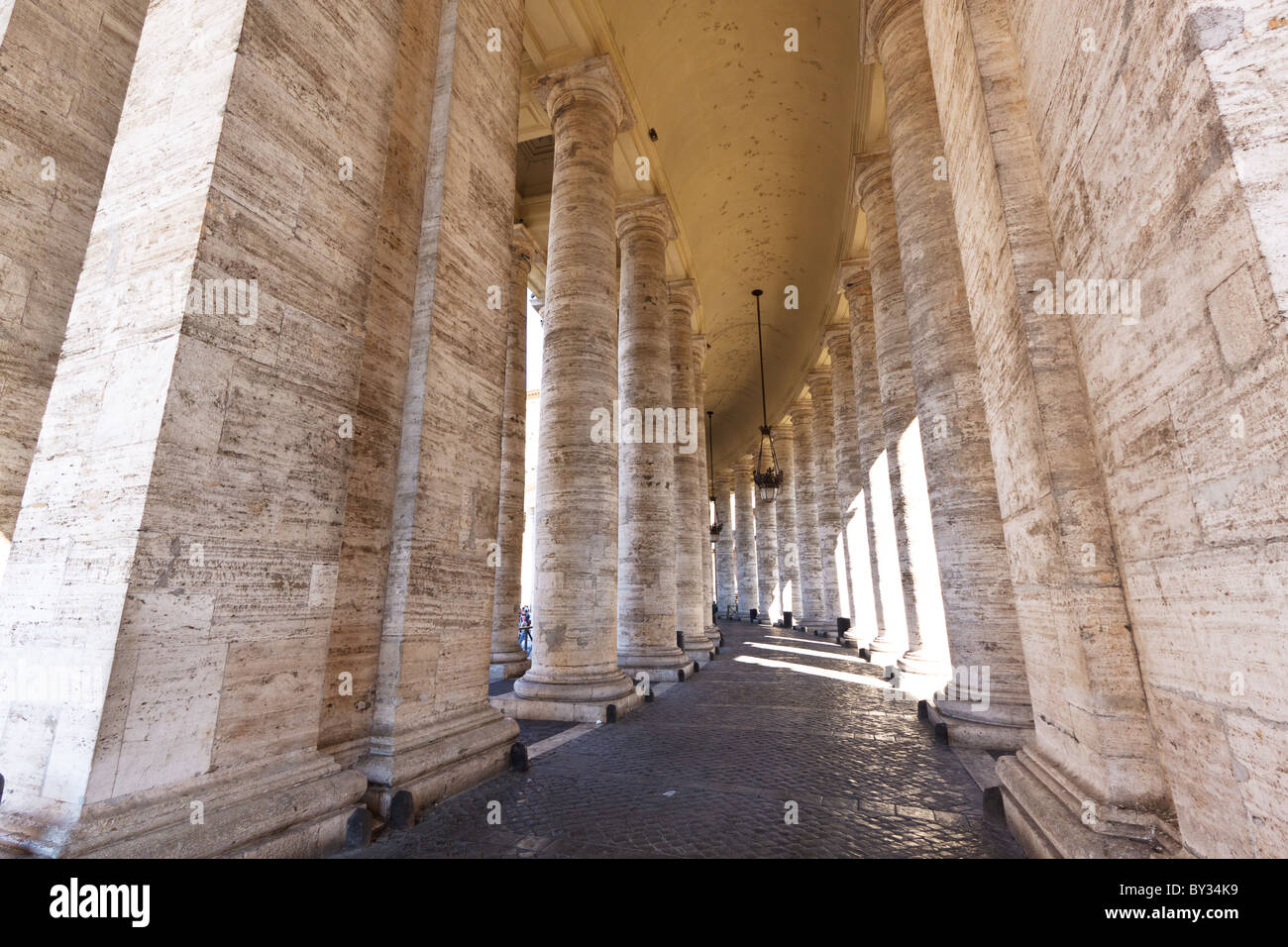 Tuscan Colonnades St. Peter's Square Vatican City, Italy Stock Photo ...