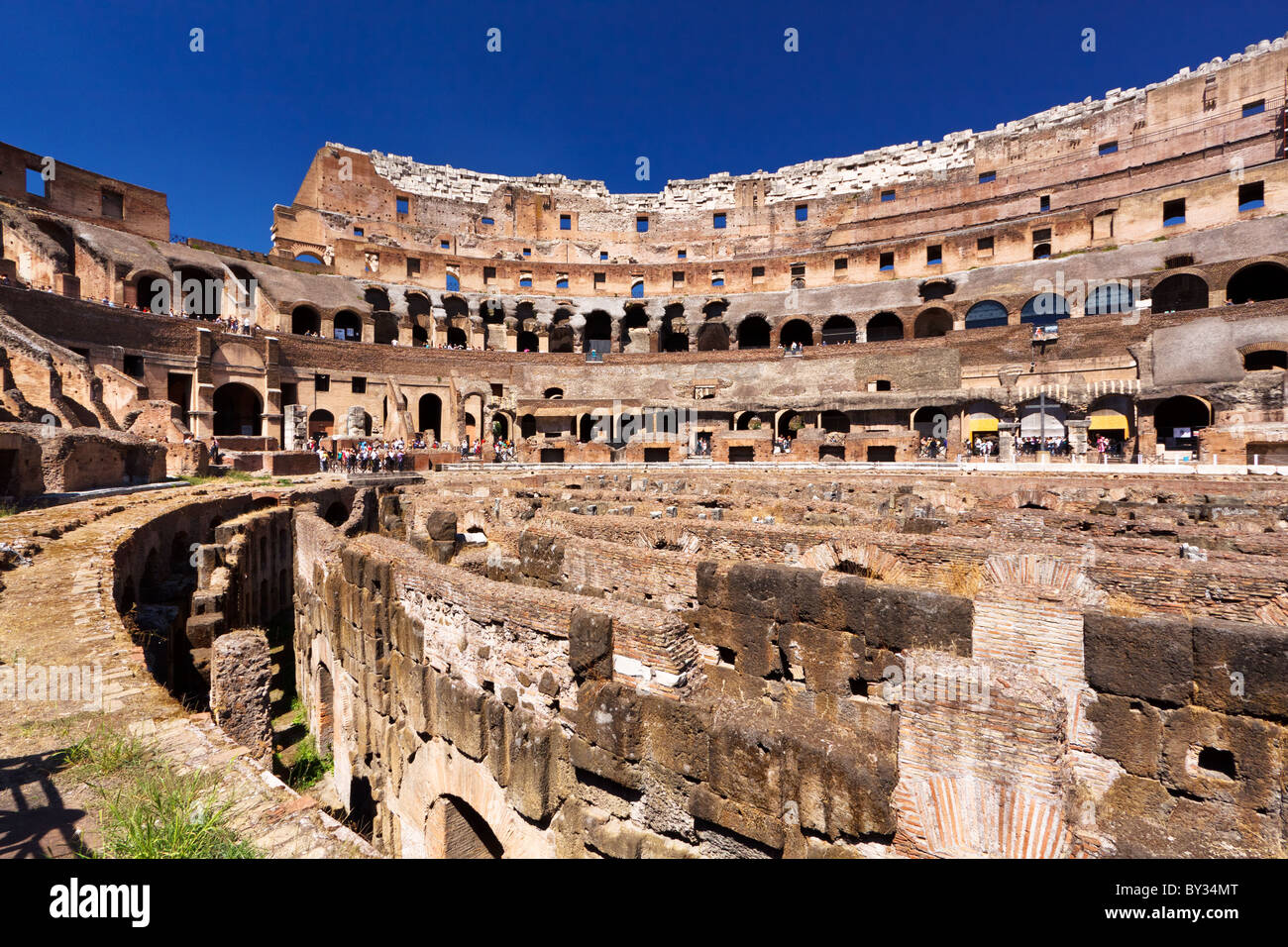 Interior of the Colosseum Rome, Italy Stock Photo - Alamy
