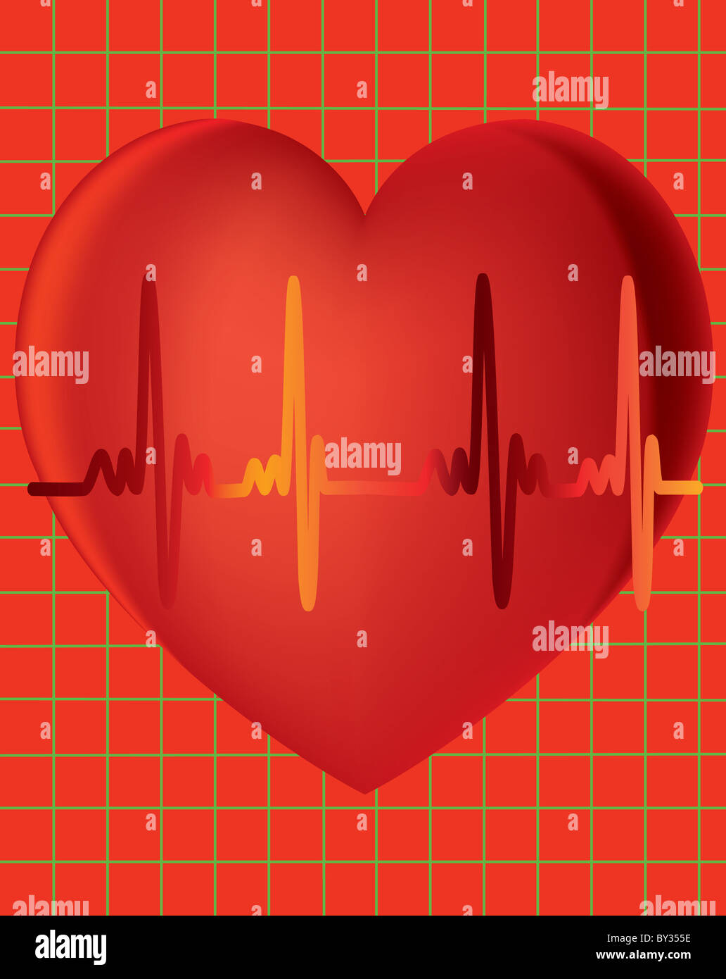 Heart rate graph hi-res stock photography and images - Alamy