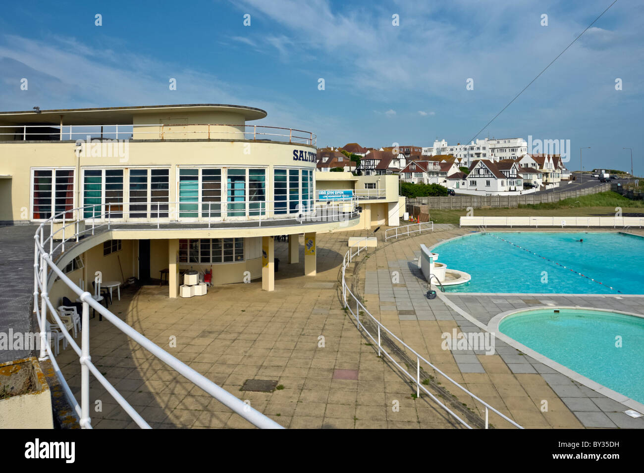 The Saltdean Lido in Saltdean near Brighton England Stock Photo - Alamy