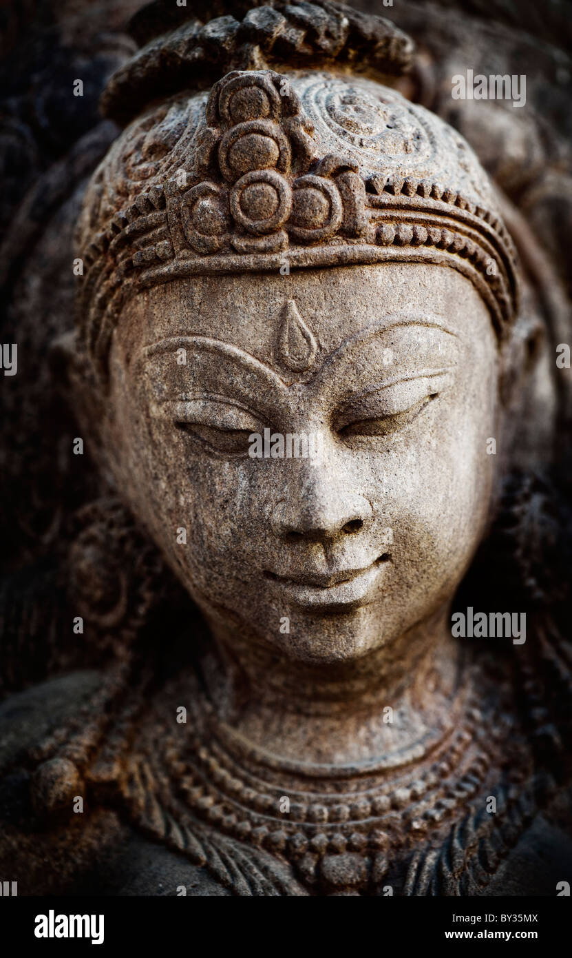 Female indian goddess deity statue hi-res stock photography and images ...