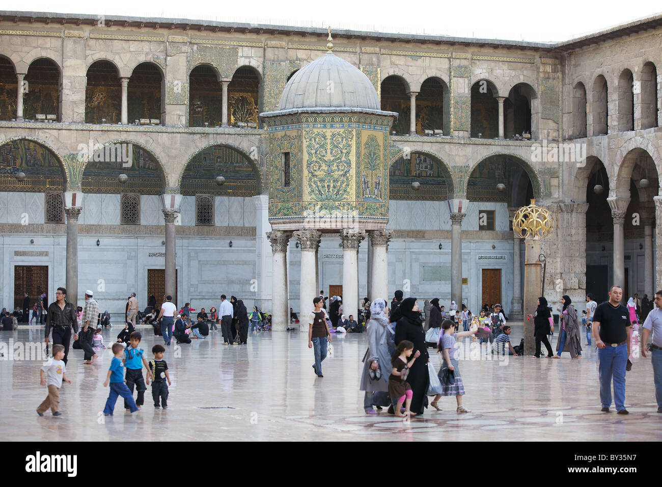 Great Umayyad Mosque, Damascus, Syria Stock Photo - Alamy