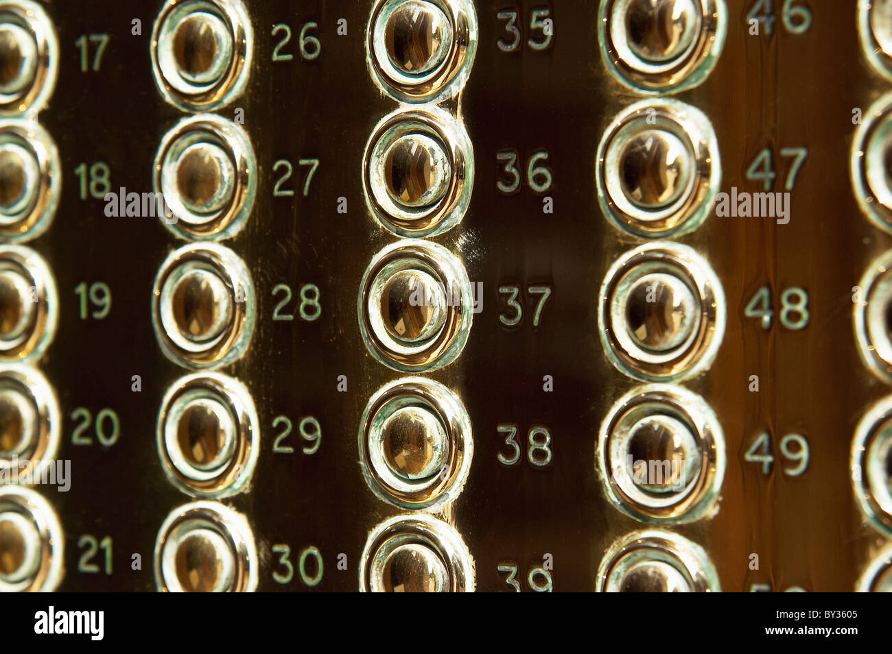 Old intercom system for apartments Stock Photo - Alamy