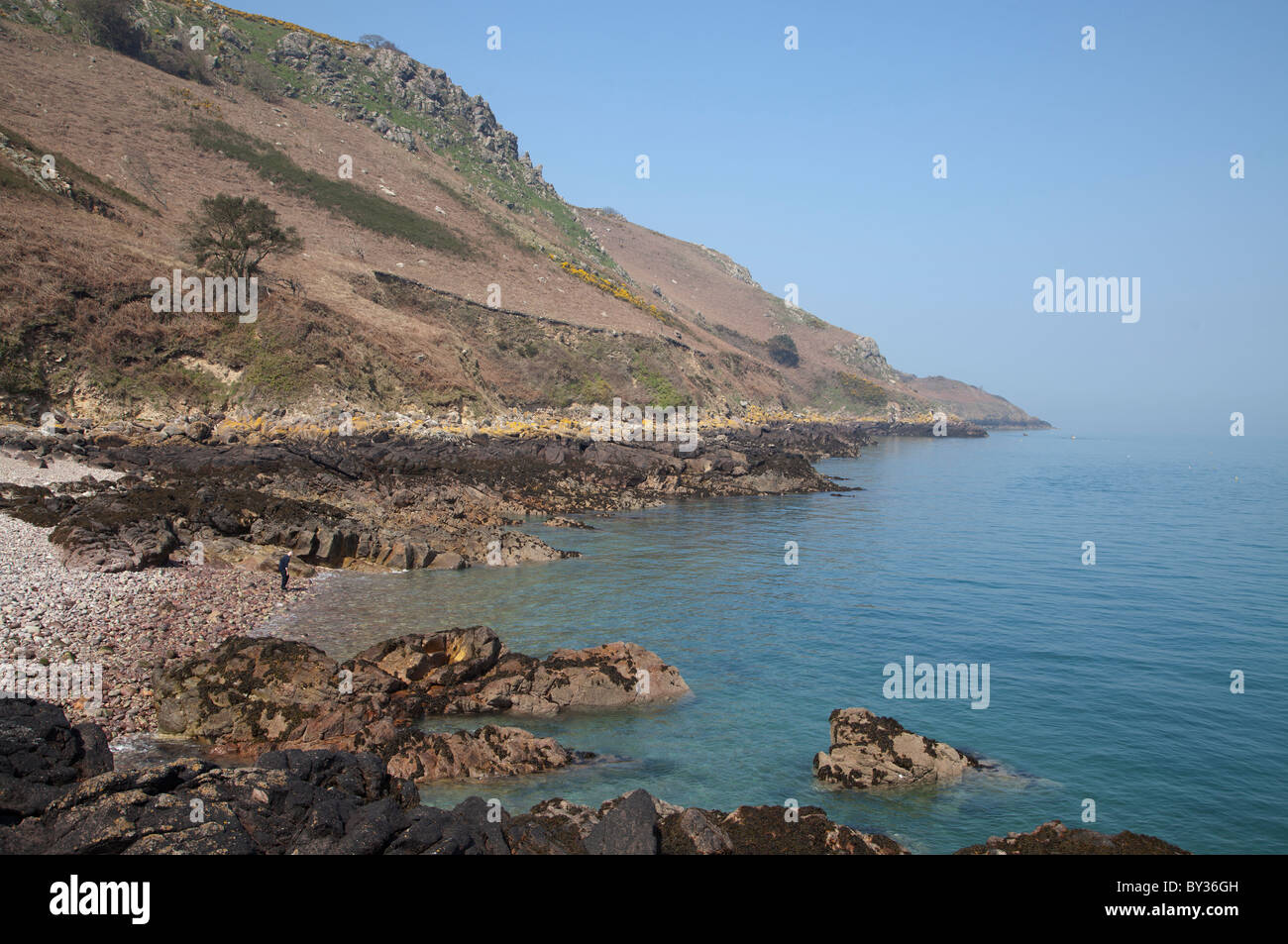 Bouley Bay Jersey Stock Photo - Alamy