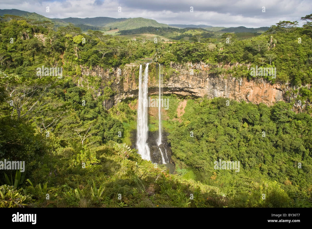Alexandra Falls, Black River Gorges National Park, Mauritius Stock ...