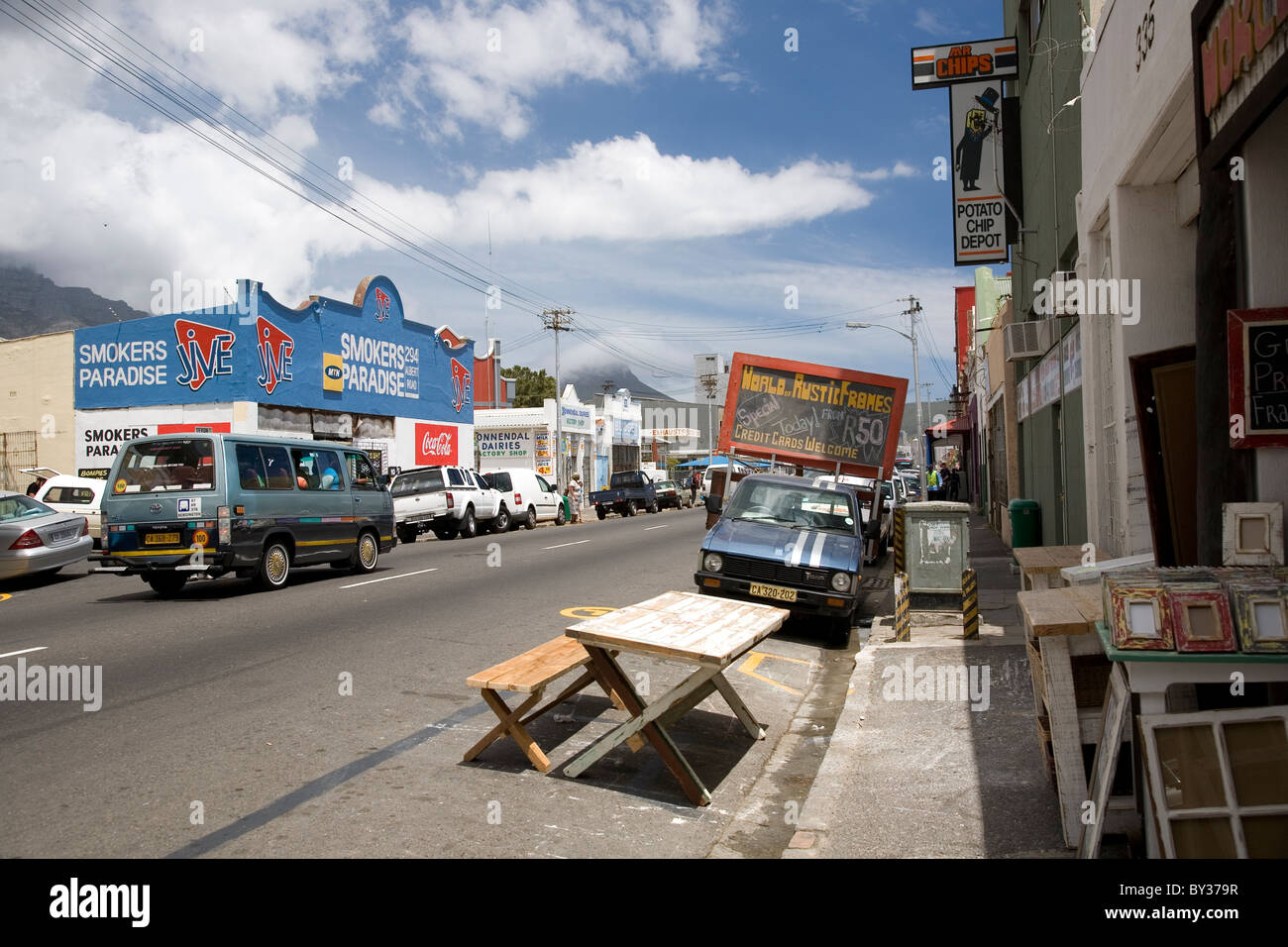 Woodstock Main Road Shops Stock Photo - Alamy