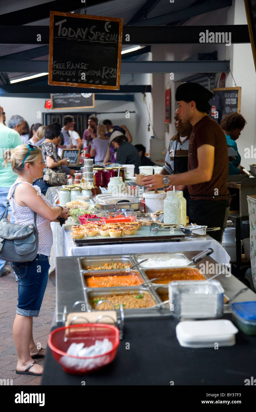 Food court foods market stall hi-res stock photography and images - Alamy