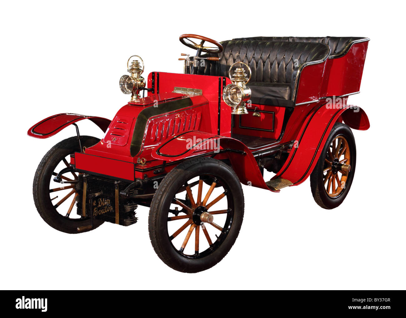 old-timer red car type Stock Photo - Alamy