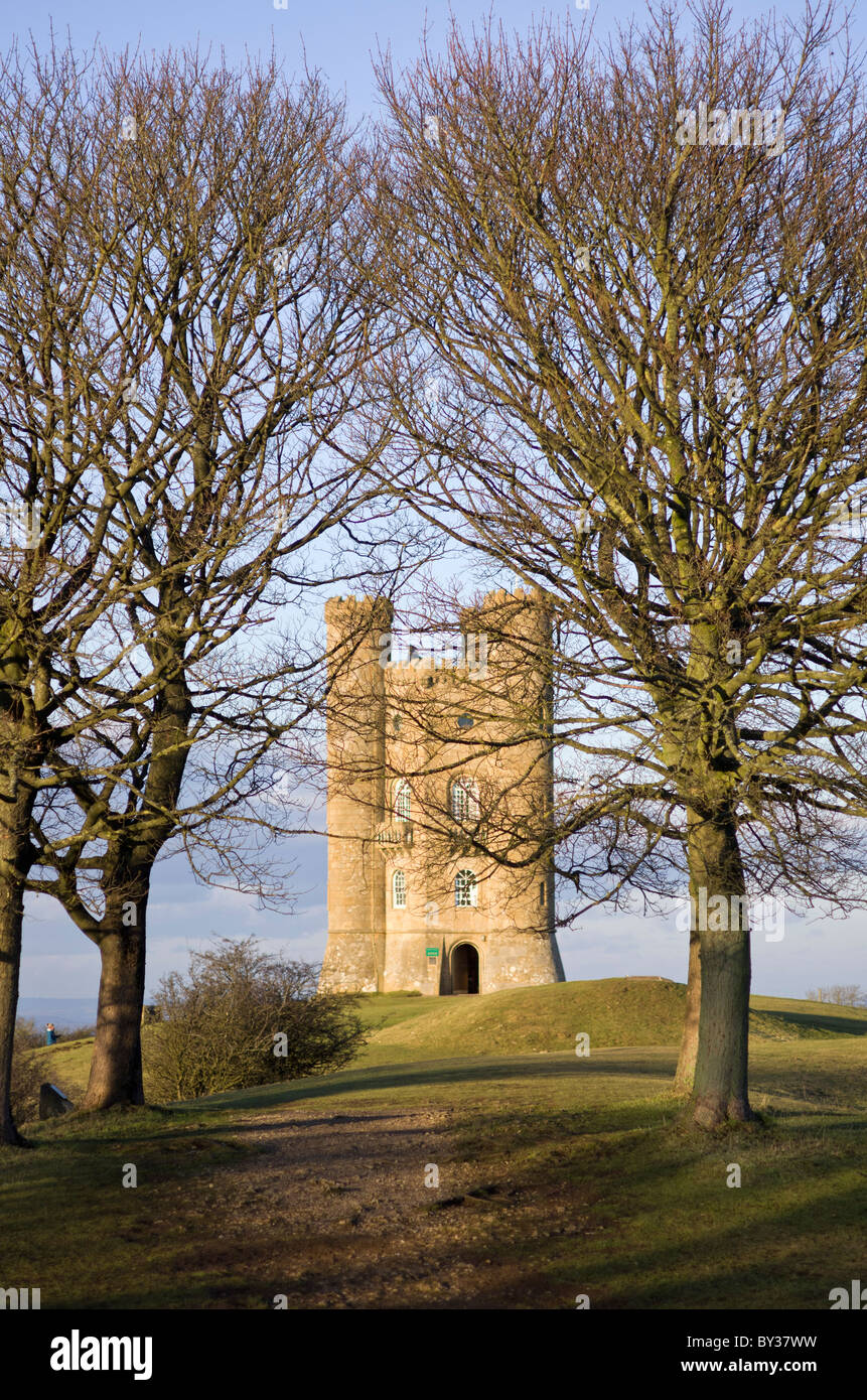 broadway tower country park cotswolds Stock Photo - Alamy