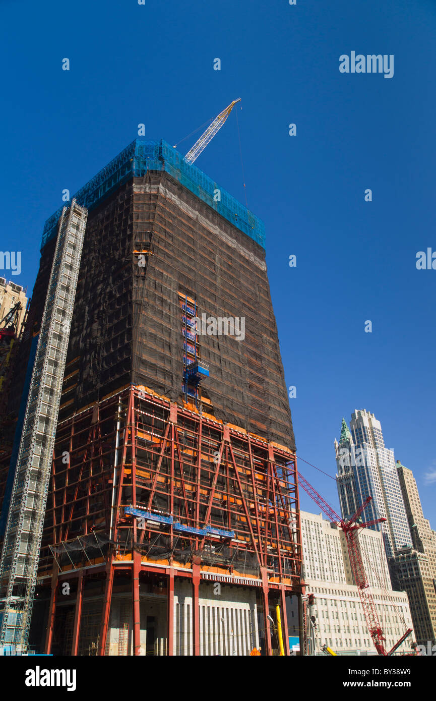 New world trade center construction site hi-res stock photography and ...