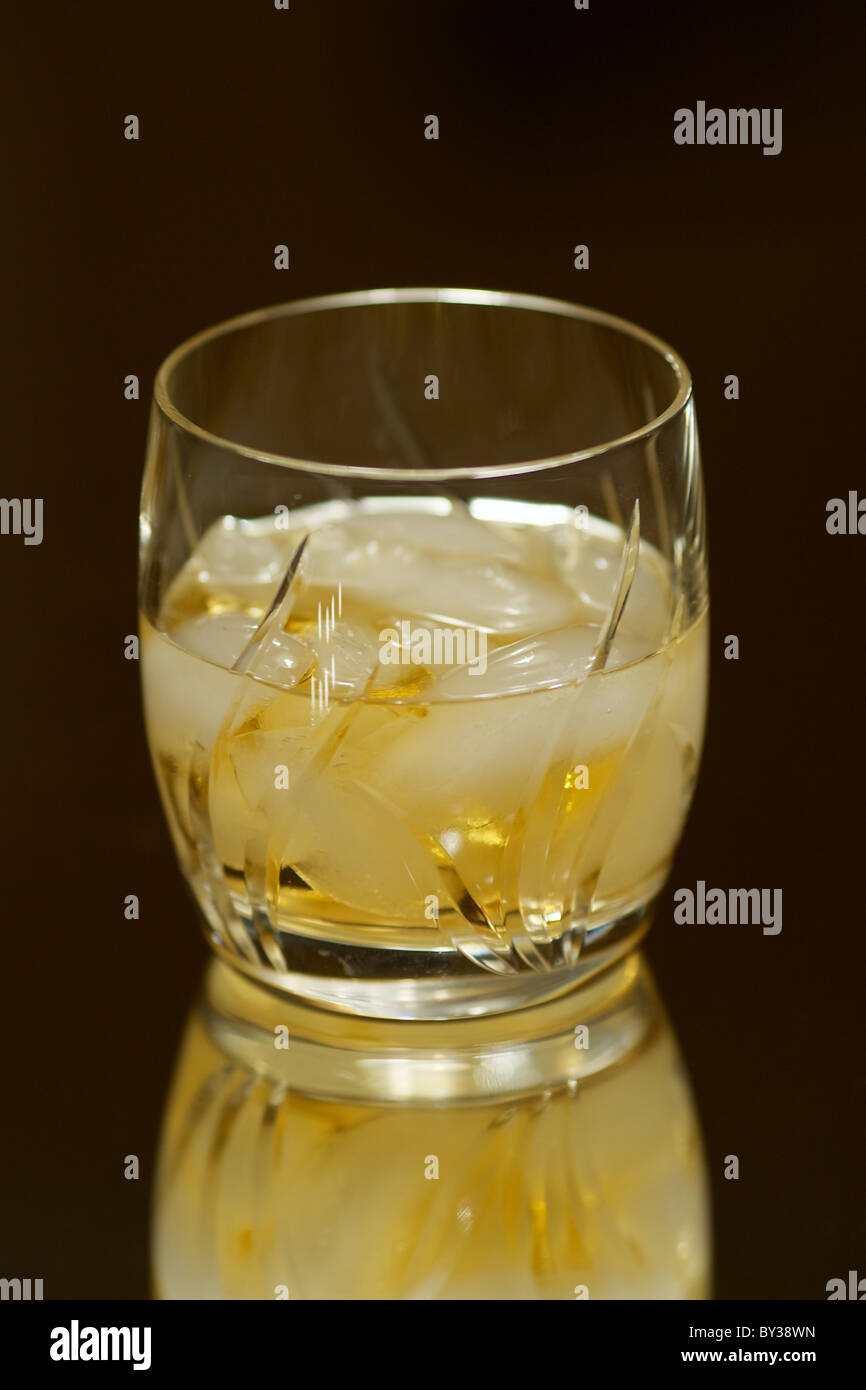 scotch on ice Stock Photo - Alamy