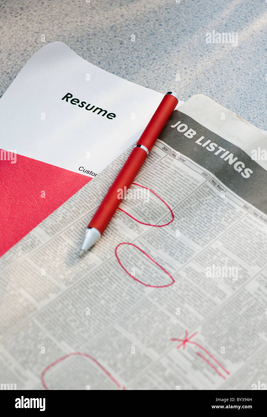 Job advertisement newspaper hi-res stock photography and images - Alamy