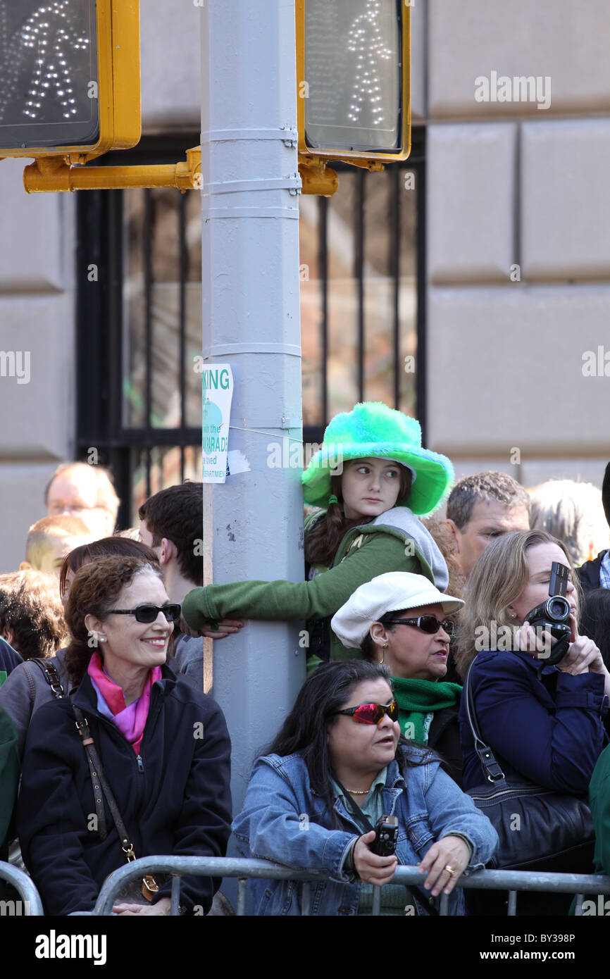 NEW YORK - MARCH 17: Saint Patricks Day Parade on March 17, 2010 in New ...