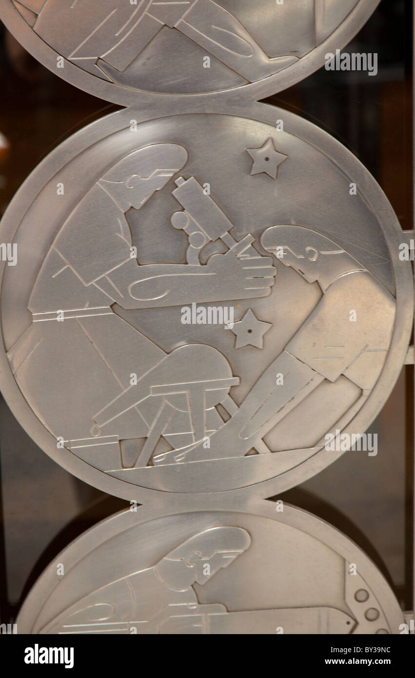 Toronto Stock Exchange door art Stock Photo - Alamy