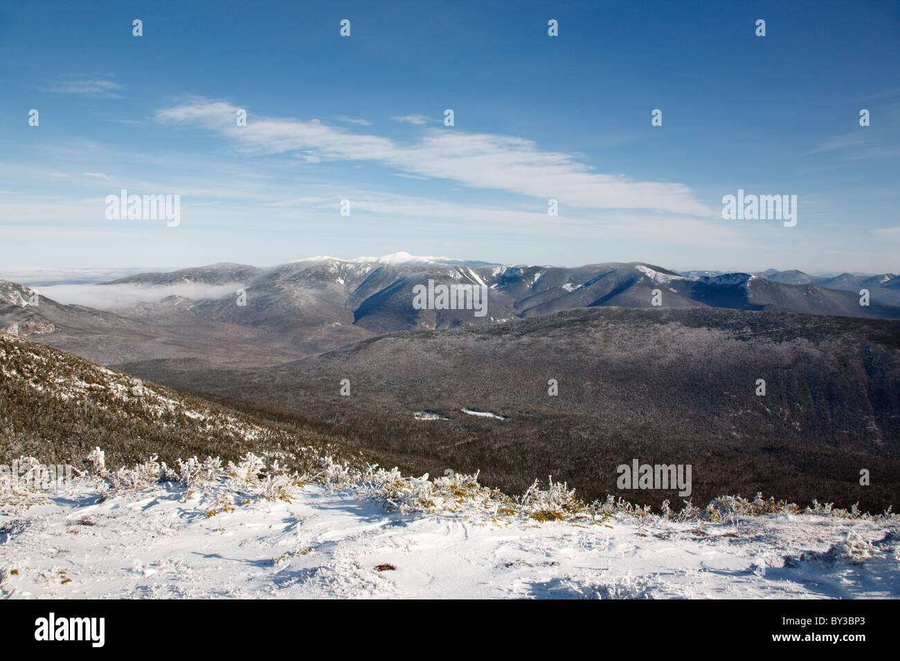 Pemigewasset Wilderness from the Franconia Ridge Trail during the ...