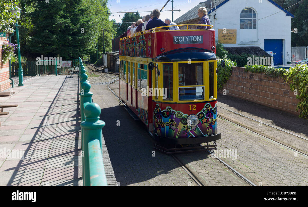 colyton station seaton tramway devon Stock Photo - Alamy