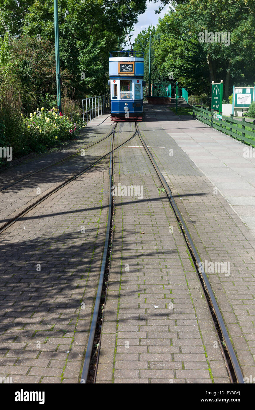 colyton station seaton tramway devon Stock Photo - Alamy