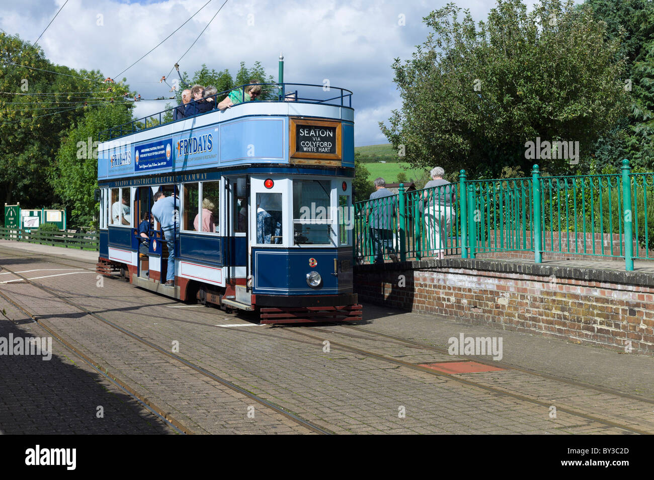 colyton station seaton tramway devon Stock Photo - Alamy
