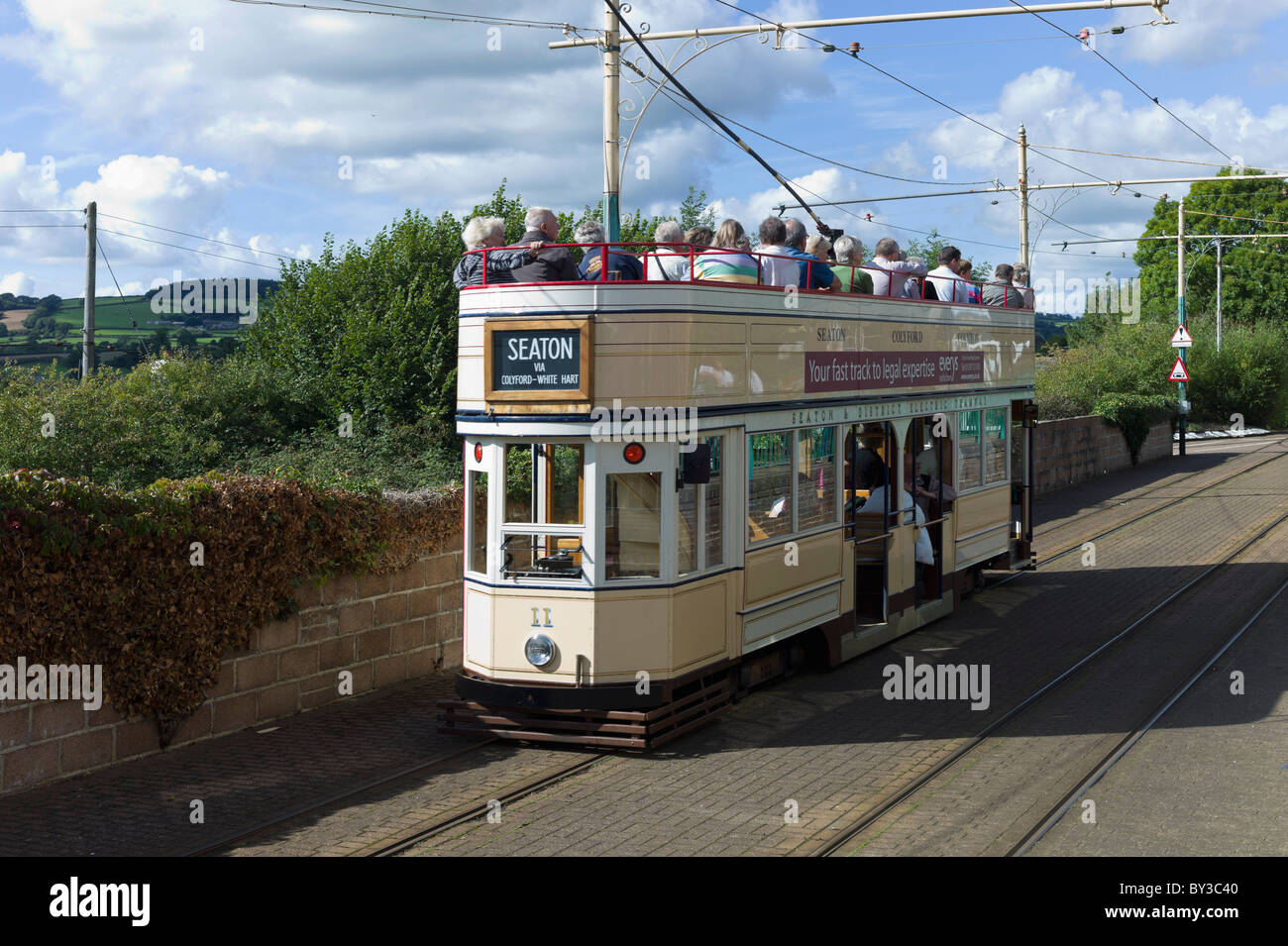 colyton station seaton tramway devon Stock Photo - Alamy