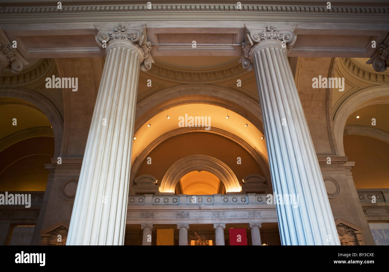 USA, New York City, Metropolitan Museum of Art, low angle view of ...