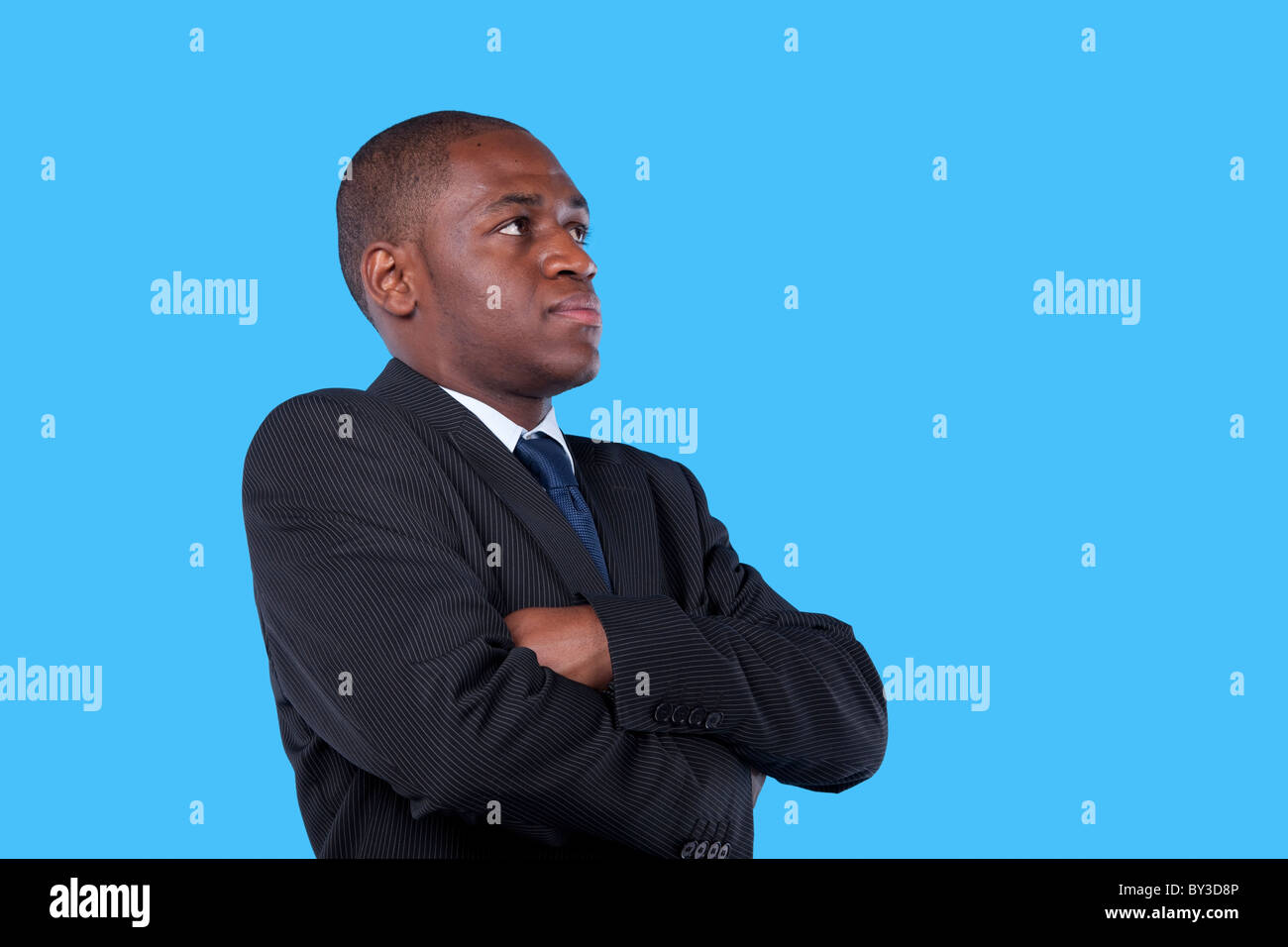 powerful african businessman Stock Photo - Alamy