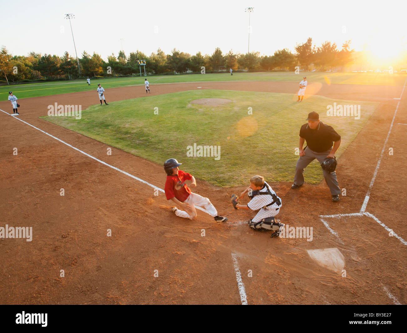 Baseball field hi-res stock photography and images - Alamy