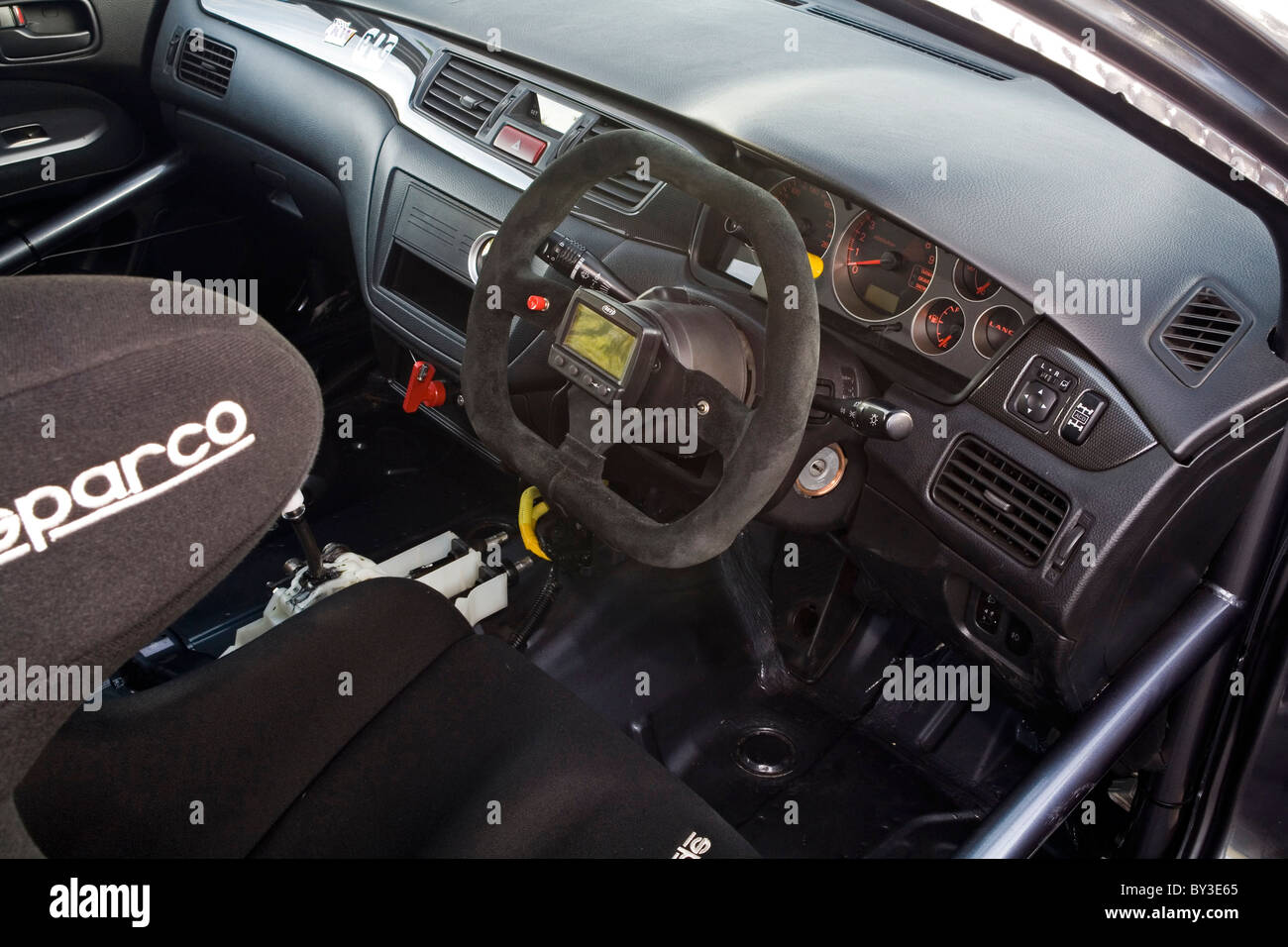 Cabin or cockpit of a motorsport race car Stock Photo - Alamy