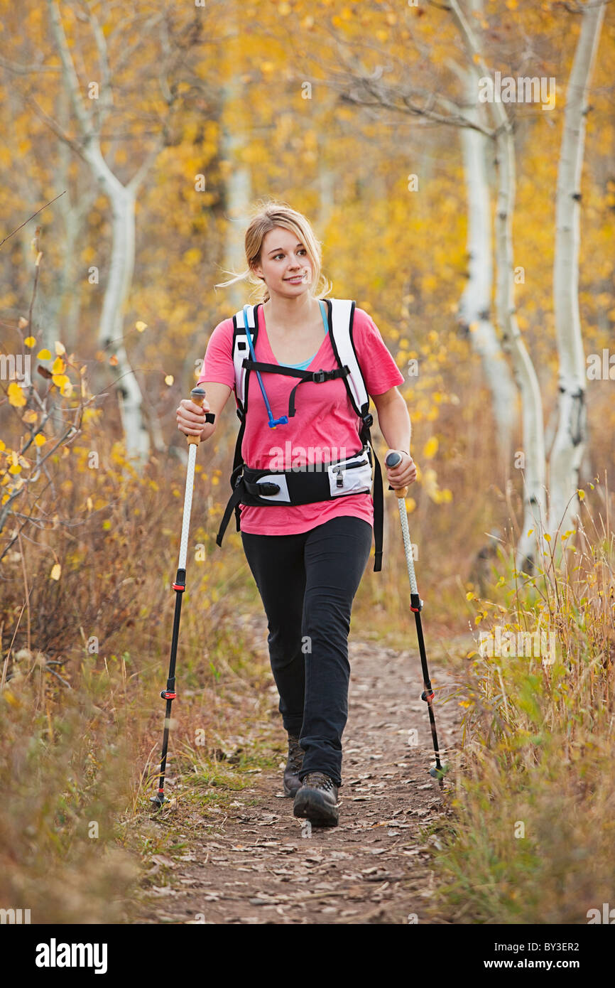 Walking on trail hi-res stock photography and images - Alamy