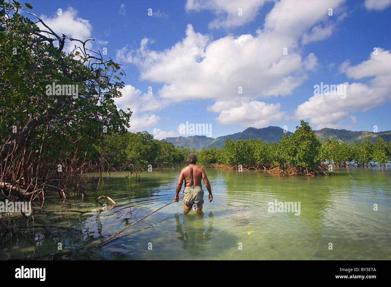 Fiji fijian spearfishing fishing High Resolution Stock Photography and ...