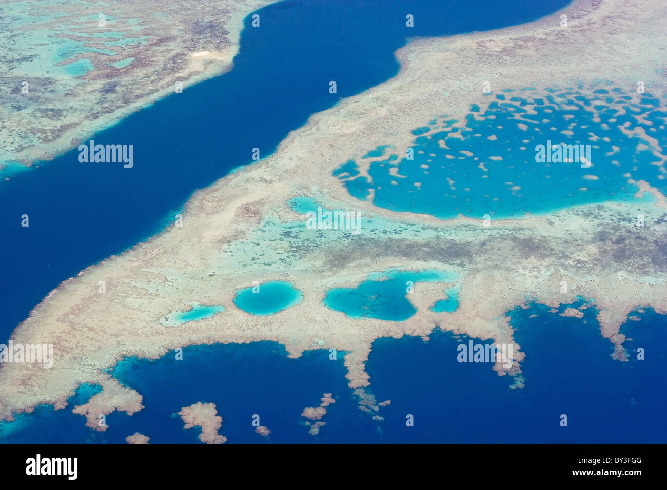 Fiji pacific aerial atoll island hi-res stock photography and images - Alamy