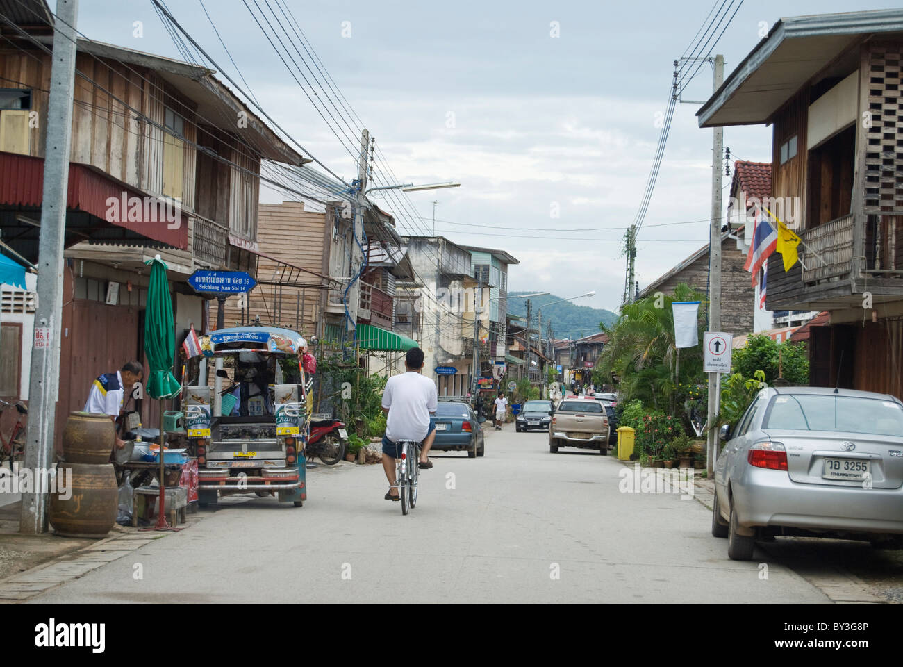 The old town of Chiang Khan, Loei Stock Photo - Alamy
