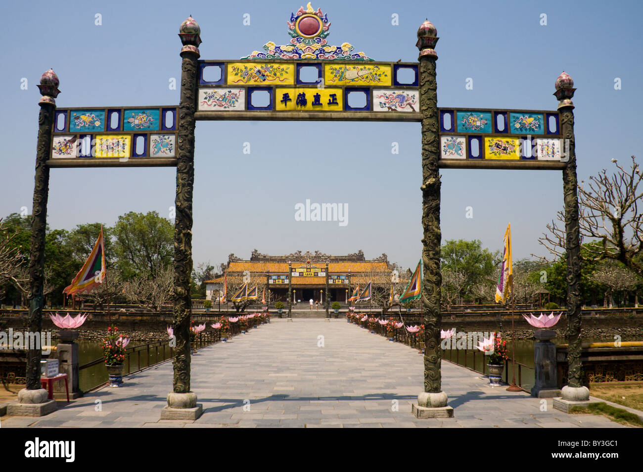 Gateway, Imperial Palace, Hue, Vietnam Stock Photo - Alamy