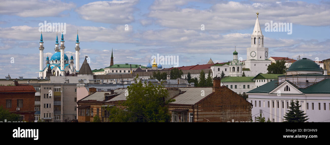 Panorama of Kazan city Stock Photo - Alamy
