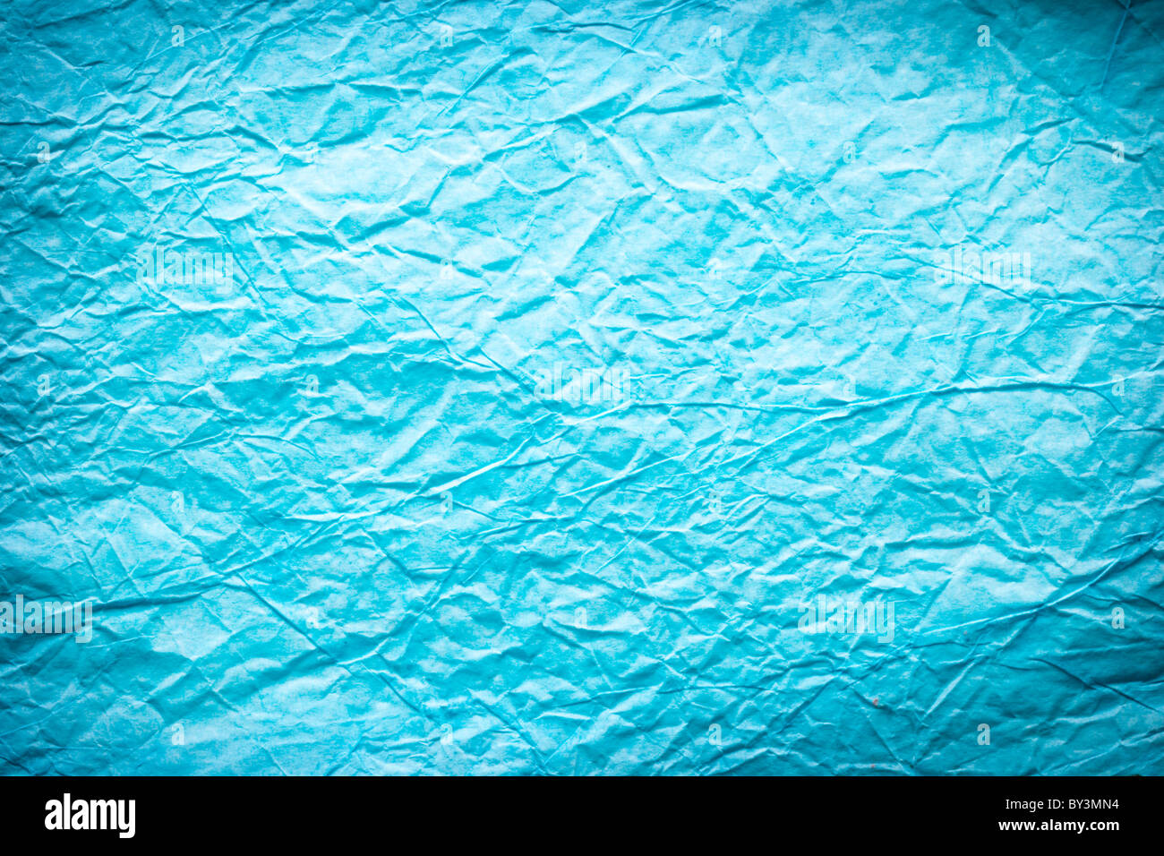 Image texture of crumpled blue paper Stock Photo - Alamy