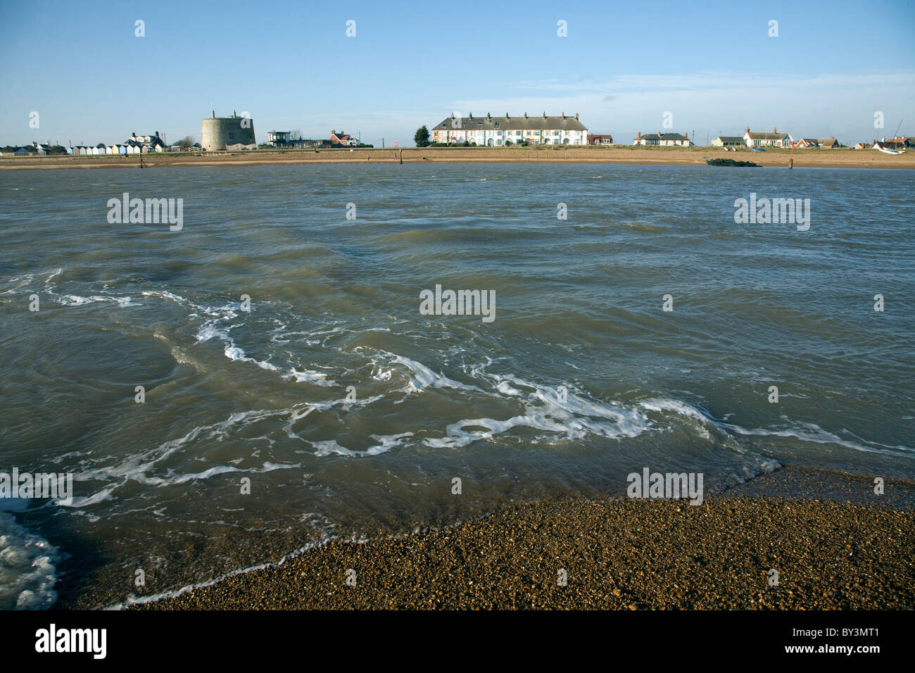 Felixstowe Ferry mouth of River Deben Suffolk England Stock Photo - Alamy