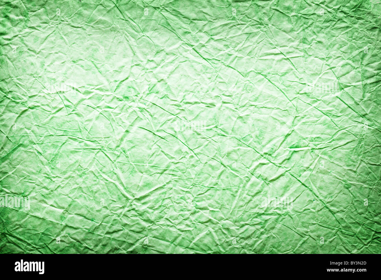 Green wrinkled paper light hi-res stock photography and images - Alamy