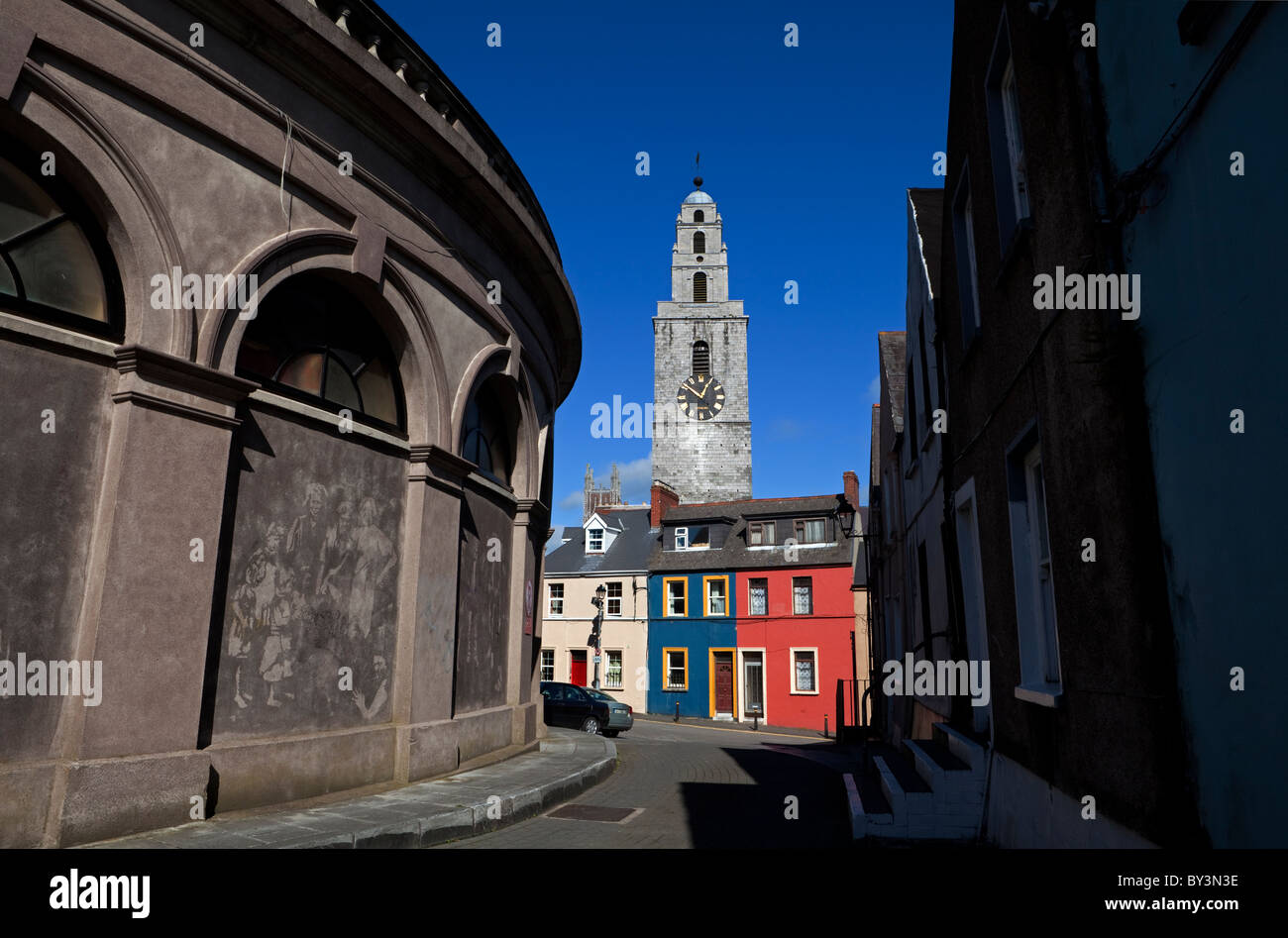 St Anne's Church Steeple built in 1772, and the Butter Exchange ...