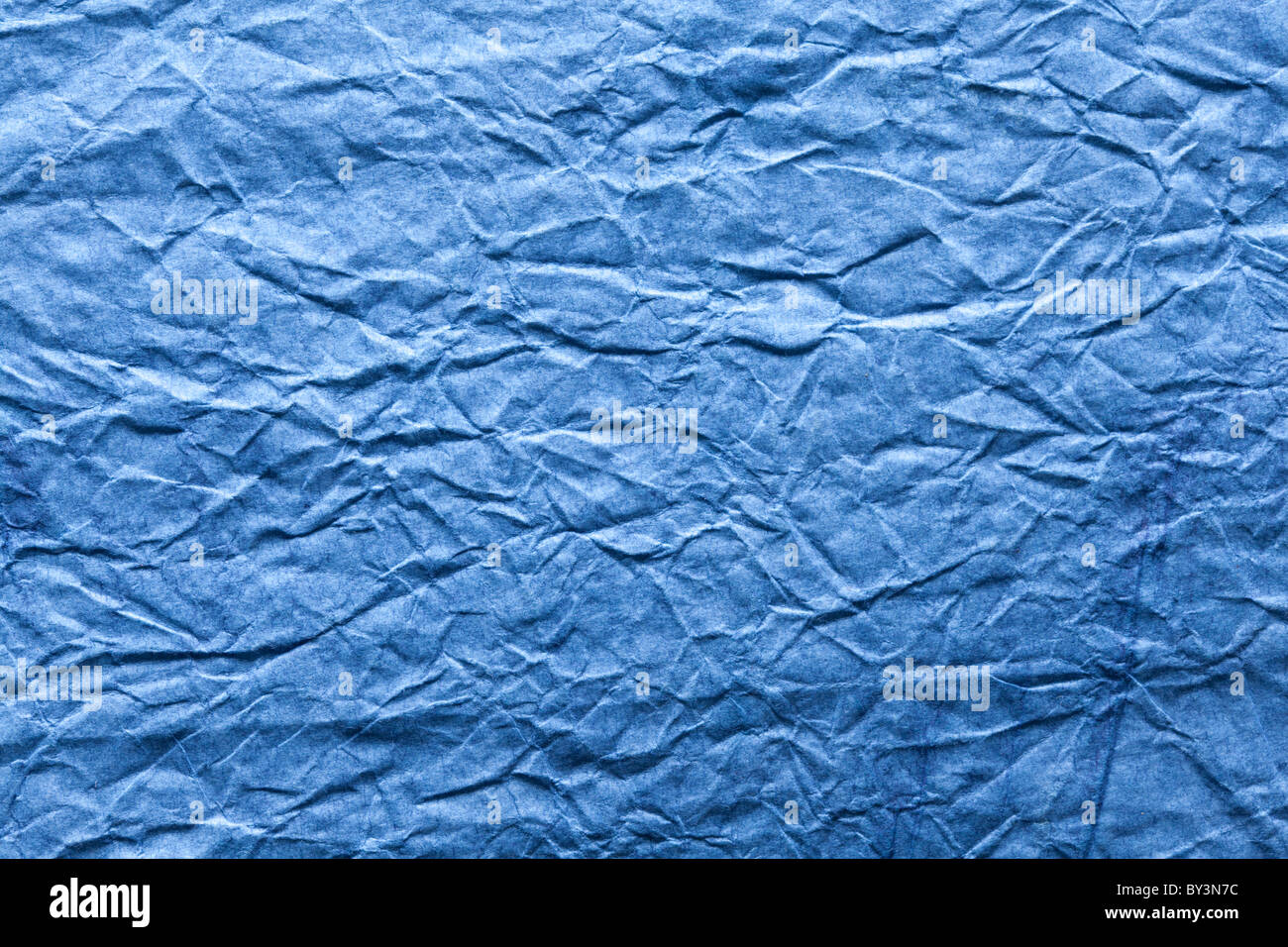 Image texture of crumpled blue paper Stock Photo - Alamy